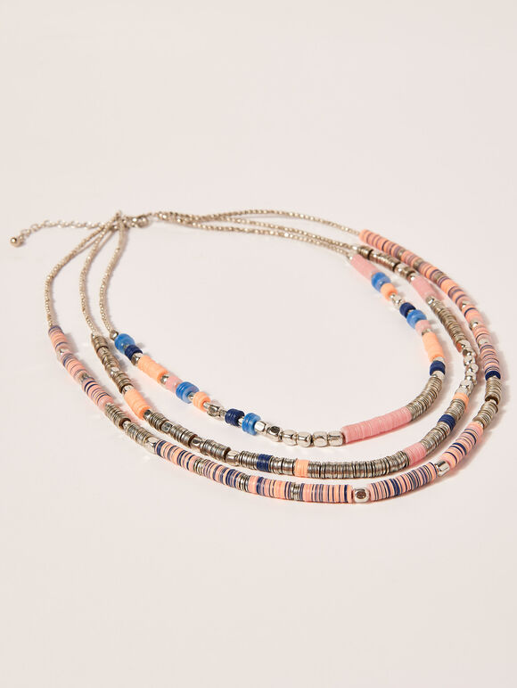 Multi stringcoloured necklace | Apricot Clothing