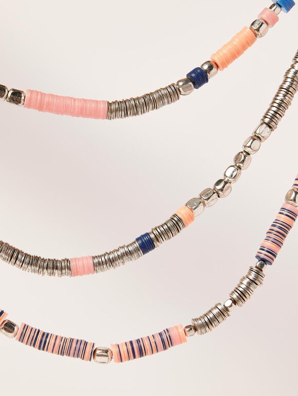 Multi stringcoloured necklace | Apricot Clothing