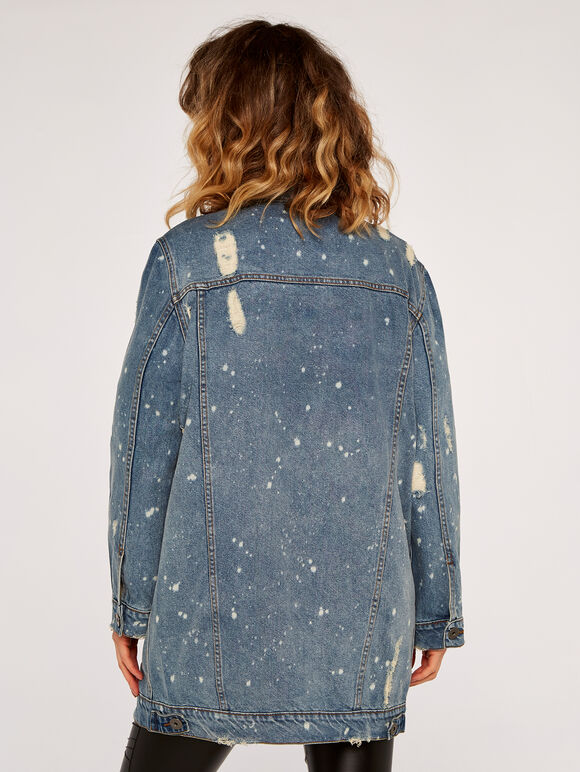 Denim Splash Jacket | Apricot Clothing