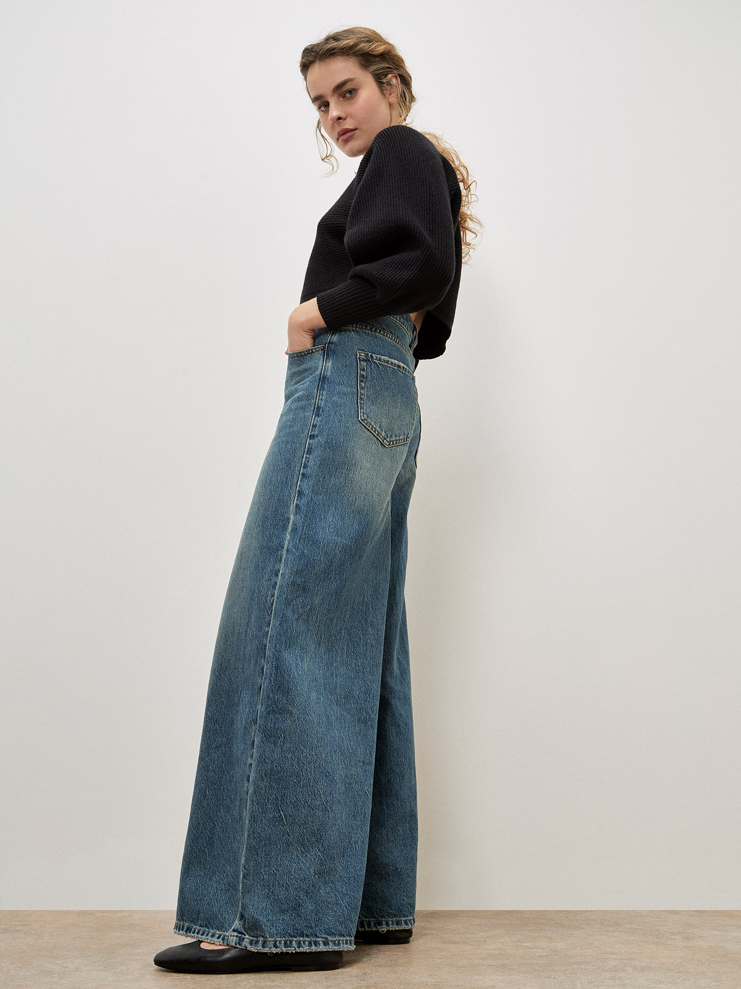 Zoe Palazzo Jeans | Apricot Clothing