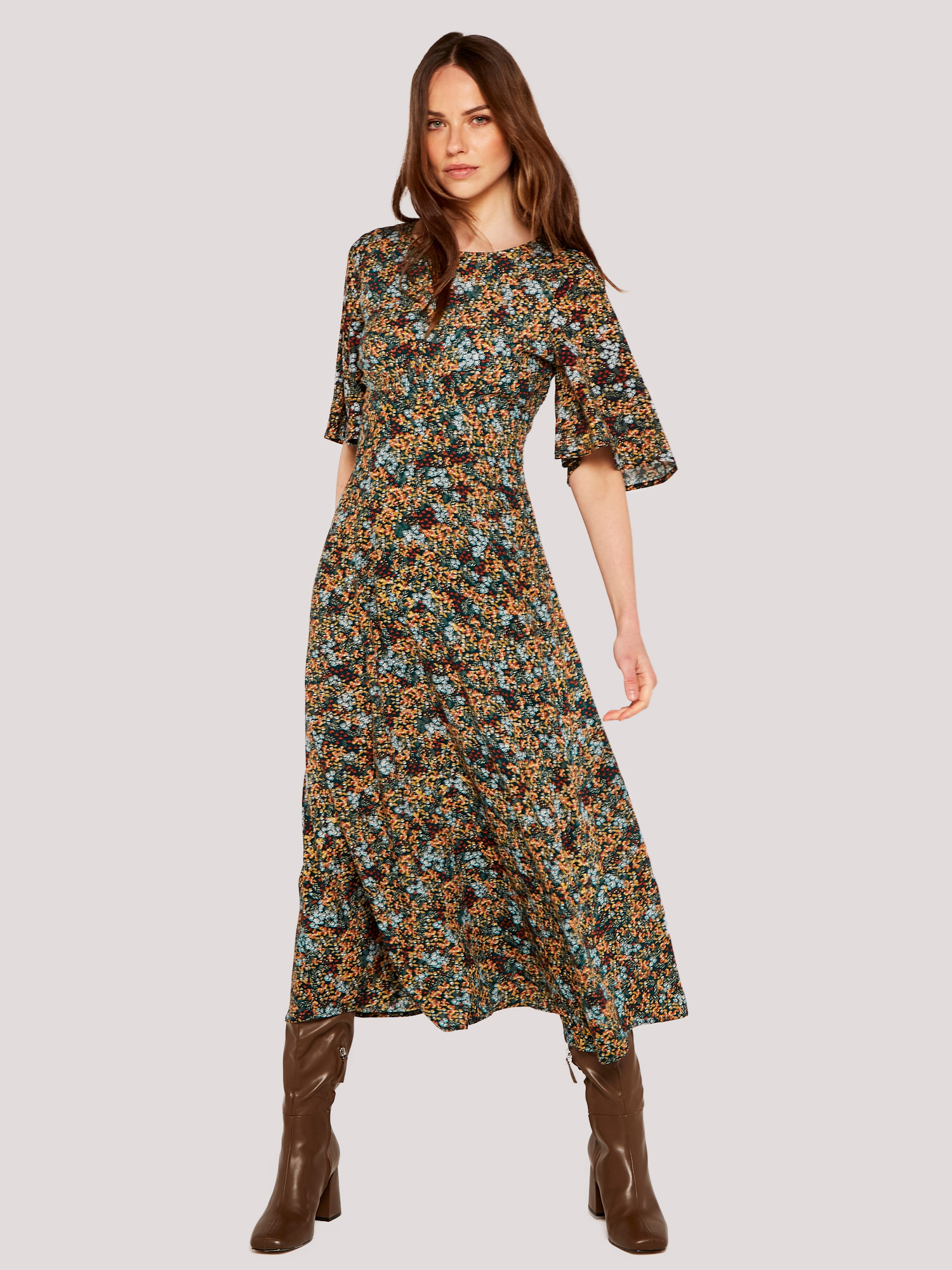 Multi Floral Maxi Dress | Apricot Clothing